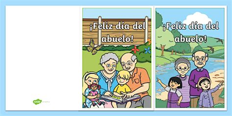 Tarjetas Feliz Día Del Abuelo Hecho Por Educadores