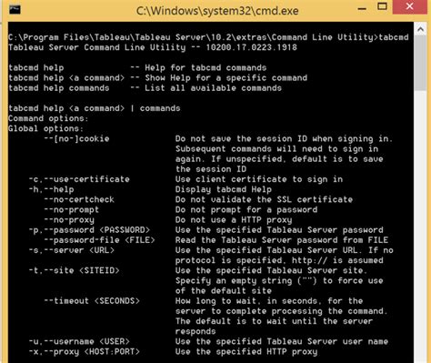 Command Line And Tableau Server Scheduling A Backup The Data School