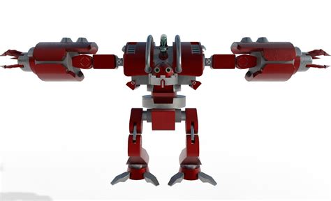 3d Model Nitro Robot Cgtrader
