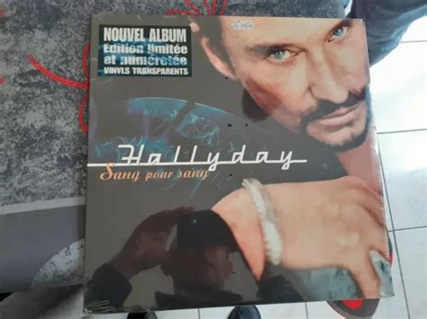 JOHNNY HALLYDAY SANG Pour Sang LP Pressing D Origine Numérotée Neuf Scéllé EUR