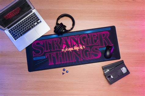 Stranger Things Arcade Logo Desk Mat