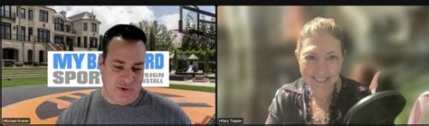 My Backyard Sports With Michael Kraner Get Your Game On At Home Hilary Topper Blog