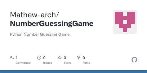 Github Mathew Archnumberguessinggame Python Number Guessing Game