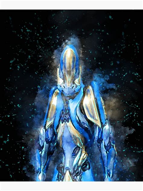 Gauss Warframe Art Print For Sale By Visionyst Redbubble
