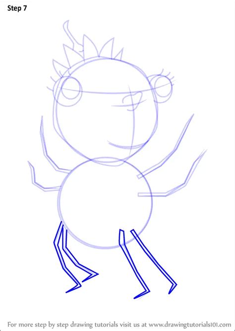 How To Draw Squirt From Miss Spiders Sunny Patch Friends Miss Spider