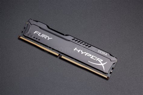 Random Access Memory Ram Hyperx Fury Ddr4 Editorial Photography Image Of Electrical Sdram