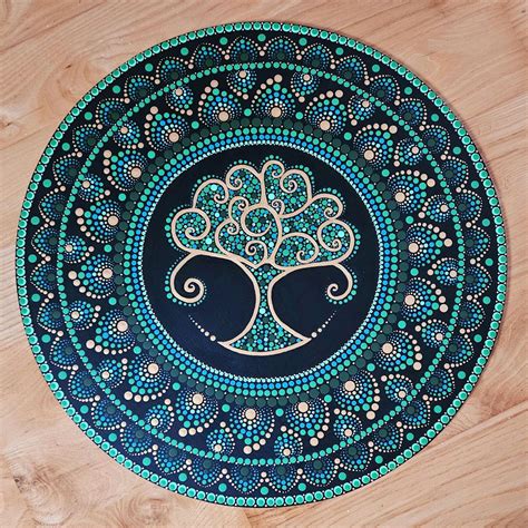 Mandala The Tree Of Life Etsy