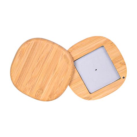 Sustainable Bamboo Refillable Compact Powder Container Yicai Bamboo
