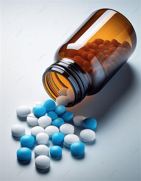 병에서 쏟아지는 알약 배경 배경 화면 및 일러스트 무료 다운로드 Pngtree