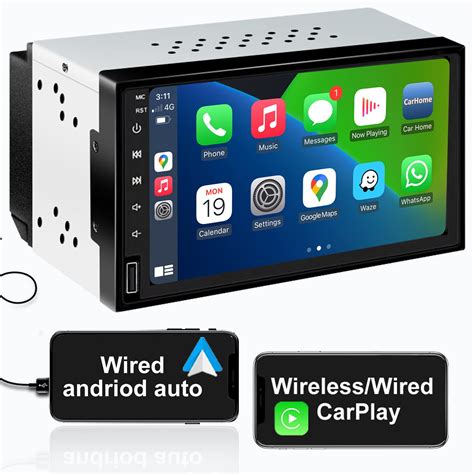Buy Cogamichi Double Din Android Car Stereo Wireless Carplay Wired