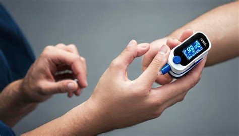 Young Man Hand Using Pulse Oximeter Premium Ai Generated Image