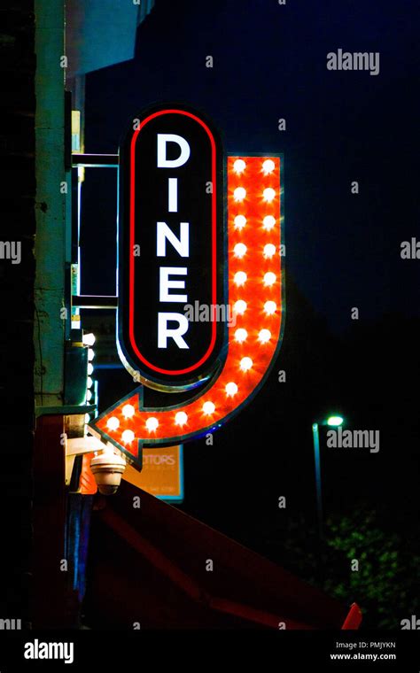 Diner Sign Arrow