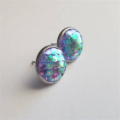 Dragon Scale Earring Etsy
