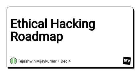 Ethical Hacking Roadmap Rdevto
