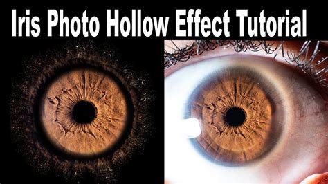 Eye Iris Photography Iris Photo Hollow Effect Tutorial Iris Art