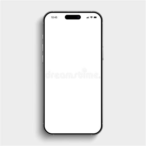 Smartphone Mockup 3d Mobile Phone Device Front View For Ui Ux