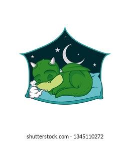 Sleeping Dragon Character Designs Stock Vector Royalty Free