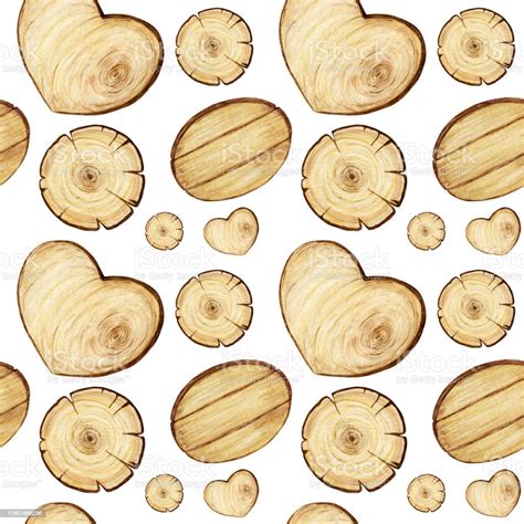 수채화 나무 원활한 패턴 빈티지 오래 된 복고풍 스타일 직물 질감 배경 손 페인트 나무 배너 판자 보드의 빈 간판 나무 표지판 일러스트레이션 0명에 대한 스톡 벡터 아트 및