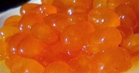 Orange Gummy Bears On A White Plate