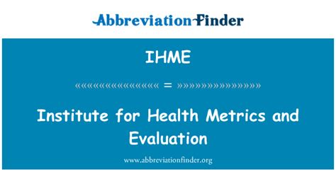Ihme Significa Institute For Health Metrics And Evaluation Institute
