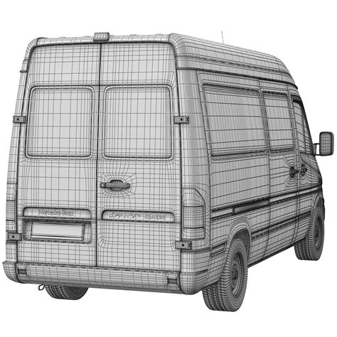 Mb Sprinter Classic Panelvan Mwb 3d Model Cgtrader
