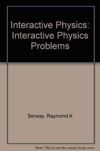 9780030156830 Physics For Scientists And Engineers Interactive