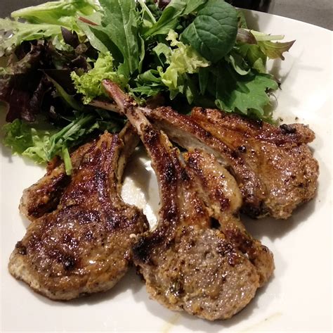 Homemade Lemon Rosemary Marinated Lamb Chops Rfood