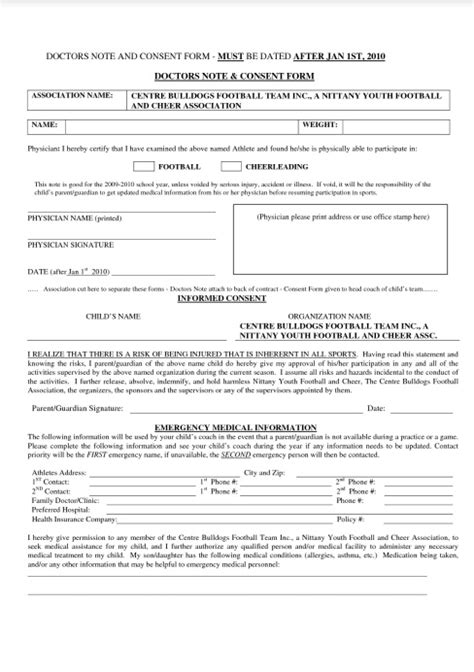 Doctor Note Templates Free Word Templates