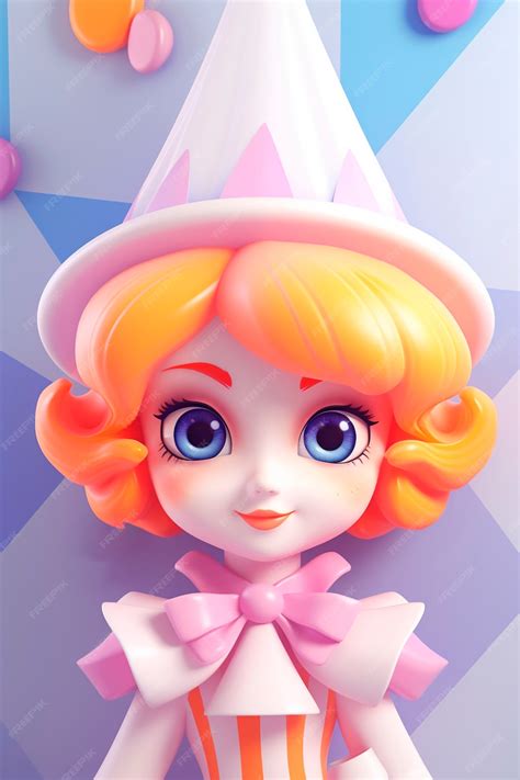 3d 재미 카니발 캐릭터 Ai 생성 이미지