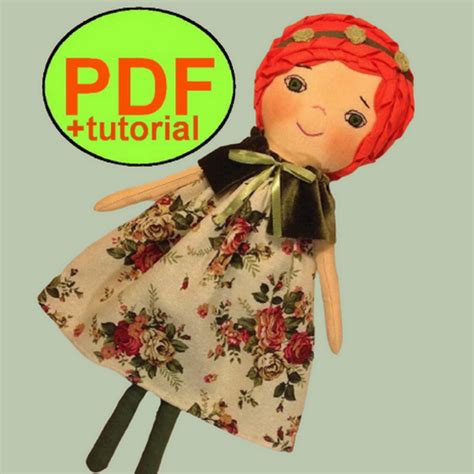 Rag Doll Pattern Cloth Doll Sewing Pattern Tutorial Pdf Fabr Inspire Uplift