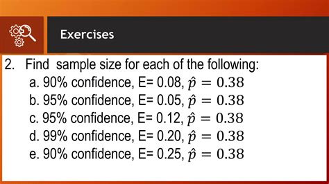 Confidence Level And Sample Size Pptx