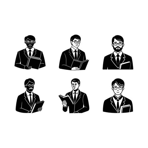 English Teacher Illustration Linocut Silhouette Design 53105598
