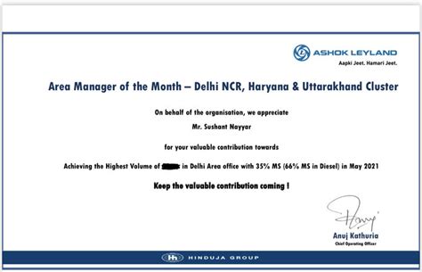 Sushant Nayyar On Linkedin Environment Work Proudmoment 45 Comments
