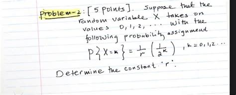 solved problem 2 [ 5 points] suppose that the random