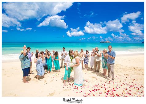 Hawaii Beach Wedding At Hale Pohaku Waimanalo