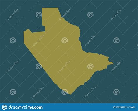 Central Botswana Solid No Legend Stock Illustration Illustration
