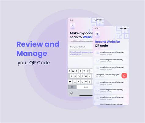 Mrqr Scan And Create Qr Code Application Ui Design On Behance
