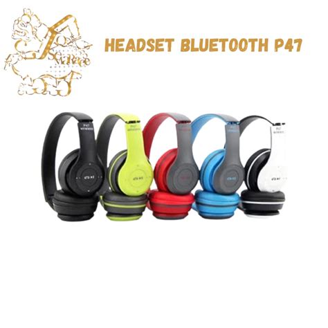 Jual HEADSET BLUETOOTH MIC HEADPHONE BLUETOOTH Shopee Indonesia