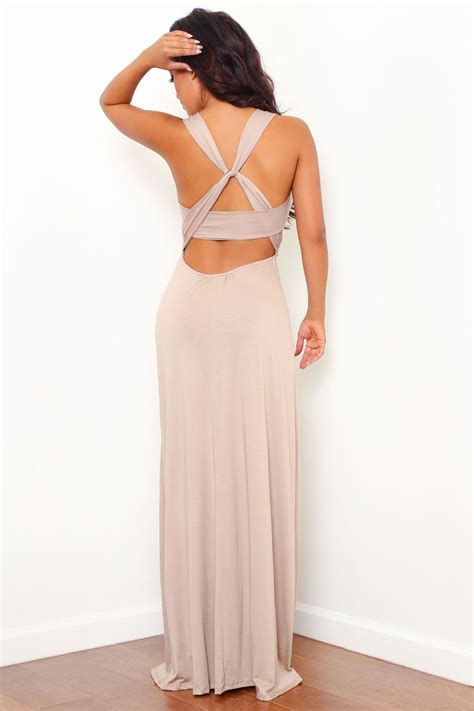 Zuleyka Silver Glamenvy Backless Dress Formal Formal Dresses Two