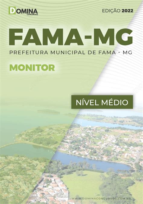 Apostila Digital Concurso Pref Fama Mg 2022 Monitor