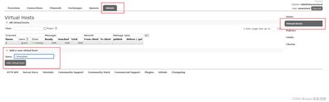 Rabbitmq管理界面介绍rabbitmq管理页面端口 Csdn博客