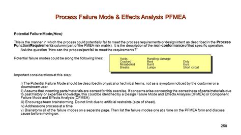 Process Failure Mode Effects Analysis PFMEA PresentationEZE