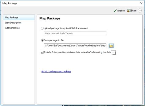 Creating A Map Package In Arcgis Gis Tuto