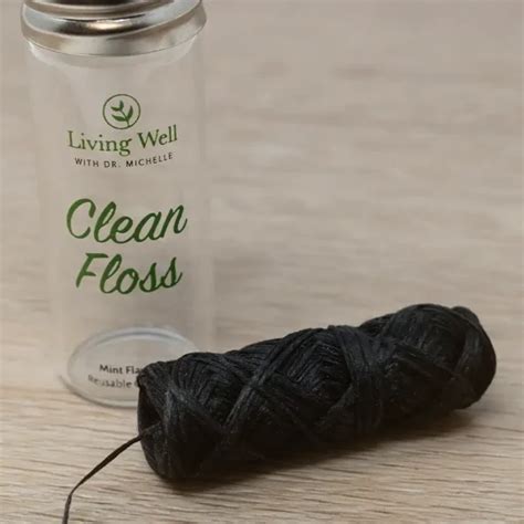 All Natural Bamboo Charcoal Dental Floss Living Well With Dr Michelle