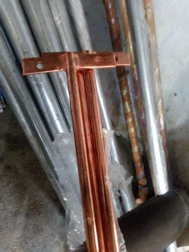 Mm Hot Rolled Copper Chemical Earthing Electrode For Industrial Feet At Piece
