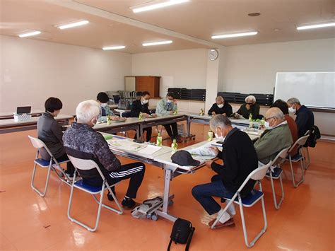 11月9日（水）明石市と「総合防災訓練」打合せを行いました。 藤江校区まちづくり協議会