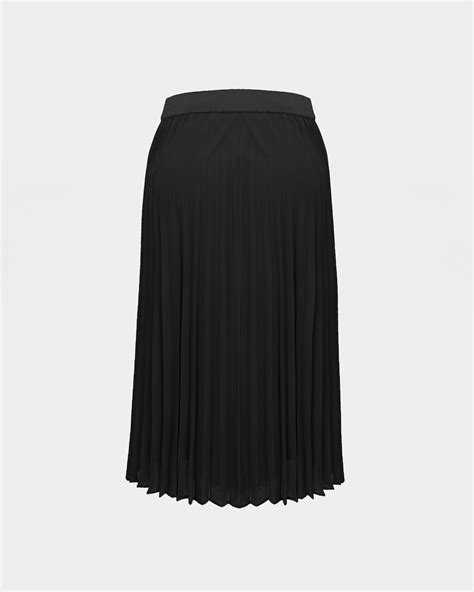 Koton Black Pleated Skater Skirt Debrasgrace
