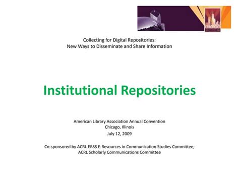 Institutional Repositories Pptx Desktop Publishing Computer Software And Applications