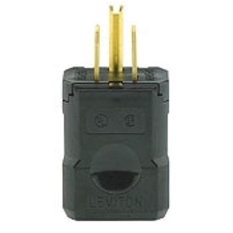 Plug V P Nylon Black Industrial Grade Python By
