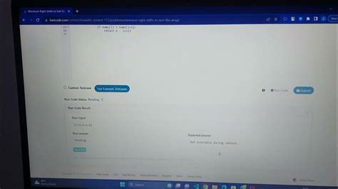 Minimum Right Shifts To Sort The Array Leetcodechallenge Leetcode
